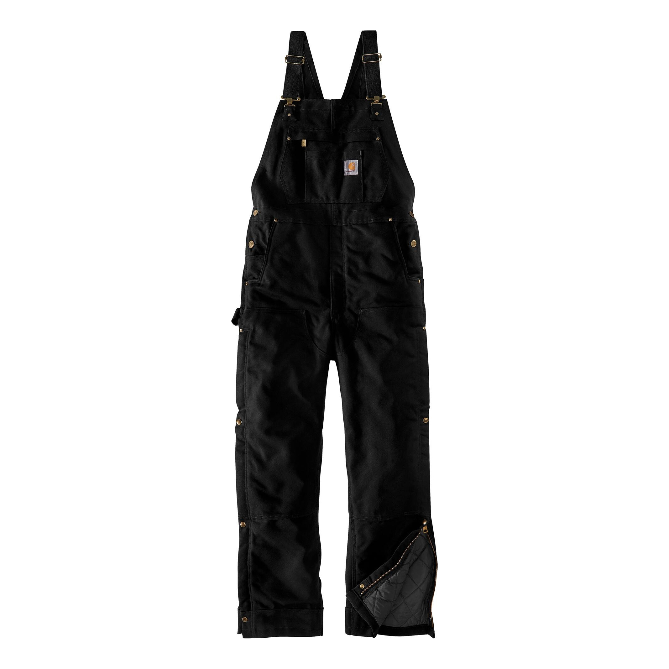 Carhartt Loose Fit Firm Duck Insulated Bib Overalls for Men | Mack's ...